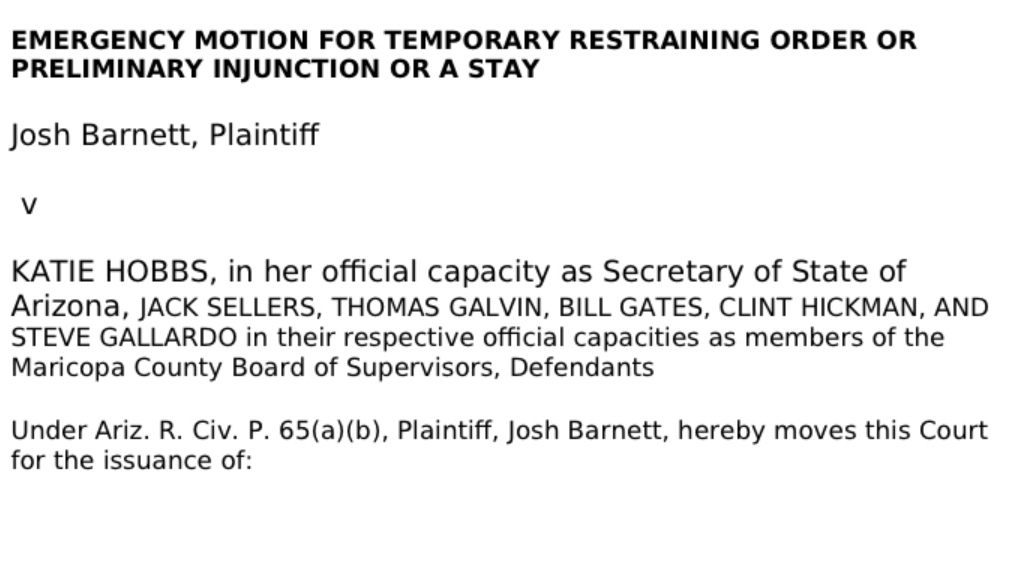 GiveSendGo | Declaratory relief and all future appeals