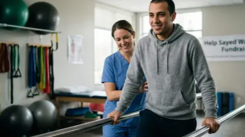 Help Sayed Take His Next Steps | GiveSendGo